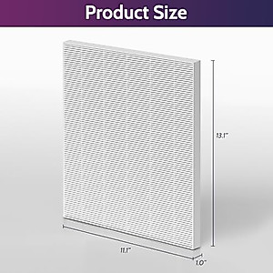 XBGG 3 Pack C545 Replacement Filter S Compatible with Winix C545 Air Purifier Only, C545 True HEPA Filter S Replace Part Number 1712-0096-00 for Winix C545