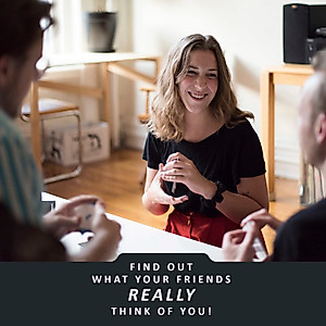 BAD PEOPLE Party Game - RED Expansion -100 New Question Cards for The Hilarious Adult Card Game for Fun Parties and Board Games Night with Your Group - Find Out What Your Friends Really Think of You