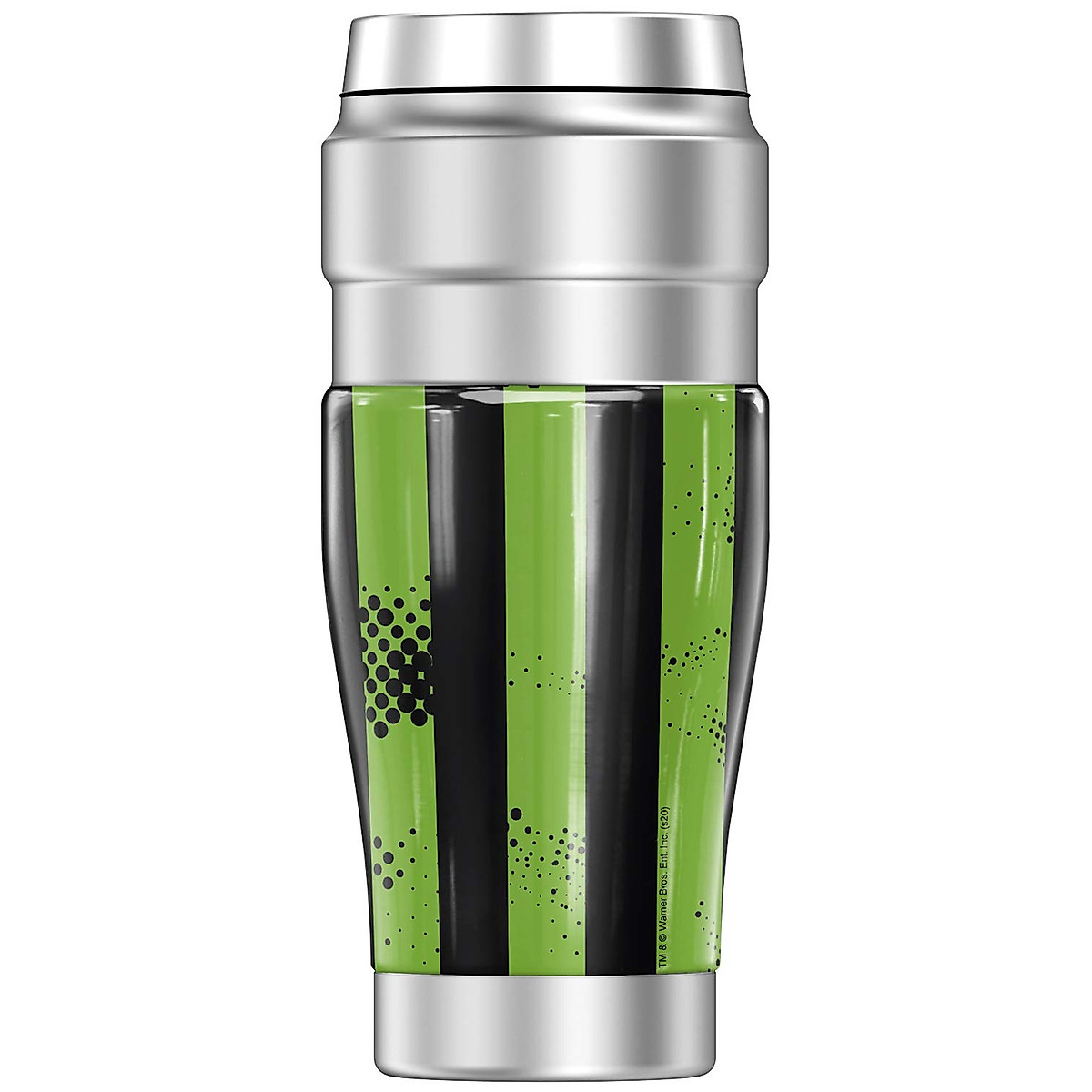 Beetlejuice Beetle Worm THERMOS STAINLESS KING Stainless Steel Travel Tumbler, Vacuum insulated & Double Wall, 16oz