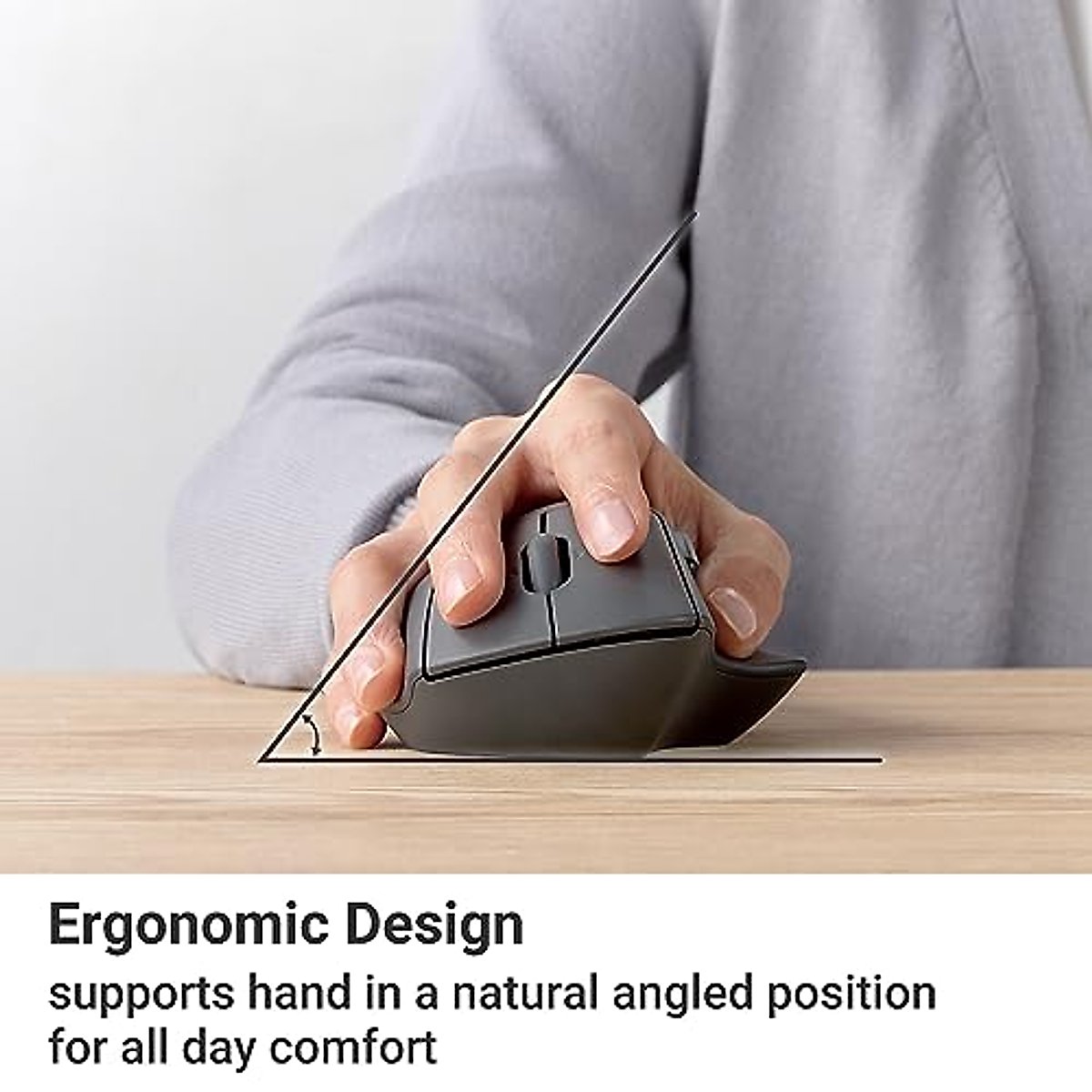 ELECOM Bluetooth Mouse Ergonomic Shape, Silent Click, 18-Month Battery Life, 2000DPI, 5 Buttons with Tilt Wheel, Optical Sensor, Compatible with PC, Mac, Laptop, SHELLPA, Black (M-SH30BBSKBK)