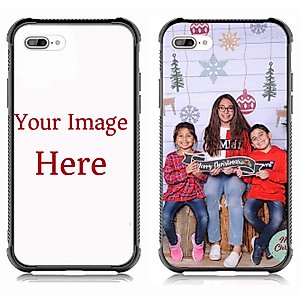 Custom Pictures Phone Case for iPhone 7Plus/8Plus Personalized Custom Phone Cases -Customized Slim Soft and hard tire shockproof protective Anti-Scratch phone Cover Case- Make Your Own Phone Case