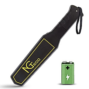 NGTeco Metal Detector Wand - Handheld Security Metal Detector, NGTeco High Accuracy Safety Bars for Lumber Woodworking Adjustable Sensitivity Sound Vibration Alerts with Rechargeable Battery