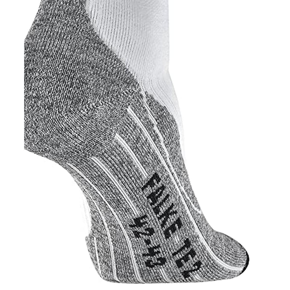 FALKE Men's TE2 Tennis Socks, Breathable Quick Dry, Mid Calf, Medium Cushion, Stabilizing High Protection Sock, White (White-Mix 2020), 10.5-11.5, 1 Pair