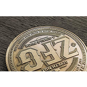 ZFG Inc. IDGAF Middle Finger Reminder Coin, Bronze Color, Collectible Challenge Coin, 1-Count