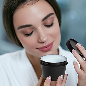 Nicunom 20 Pack Plastic Cosmetic Container Jars, 3.5 Oz Leakproof Lotion Container Travel Storage Jars Refillable Plastic Jars with Lids for Ointment, Cream, Makeup, Slime, Beauty Product