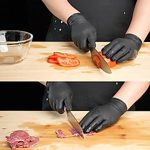 Chef Knife Set Professional kitchen knife set 3-Piece with japanese knife, 8" Chef's Knife & 7"Santoku Knife& 5" Utility Knife, Black Sharp Kitchen Knife Set, 5cr15mov High Carbon Stainless Steel