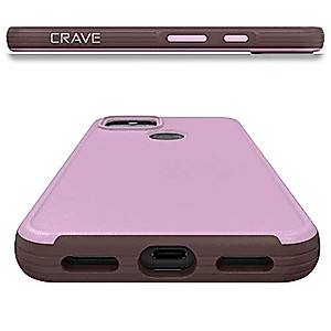 Crave Slim Guard for Pixel 5a Case, Shockproof Case for Google Pixel 5a 5G - Lilac