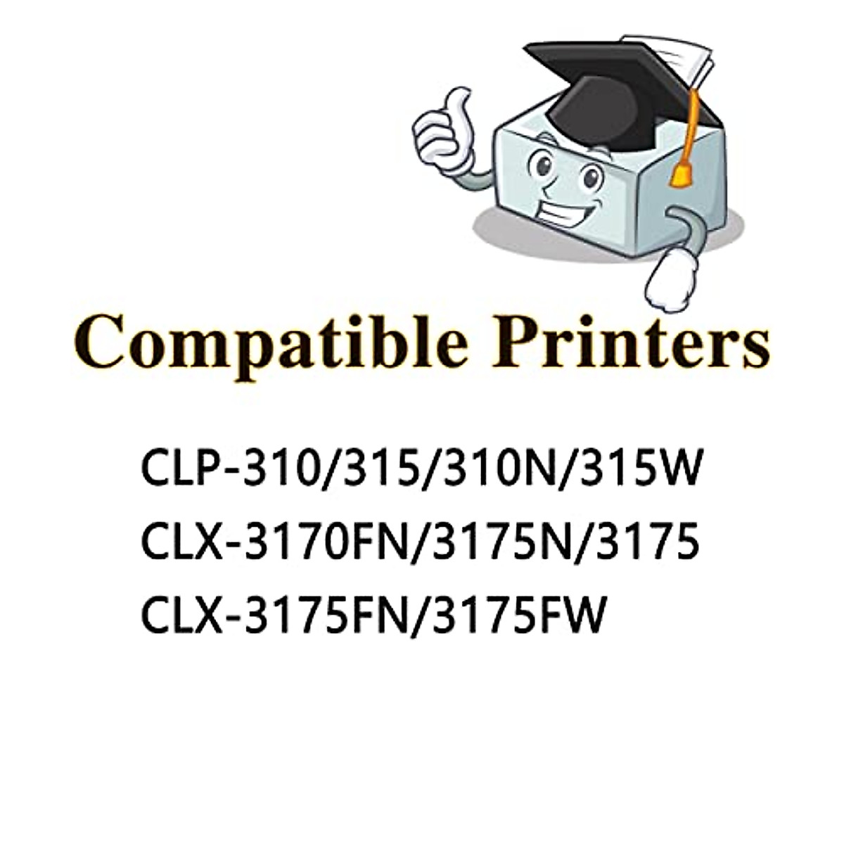 MM MUCH & MORE Compatible Toner Cartridge Replacement for Samsung 409S CLT-409S CLT-K409S 407S use in CLP-310 CLP-315 CLP-310N 315W CLX-3170FN 3175N CLX-3175 CLX-3175FN 3175FW Printers (2-Pack, Black)