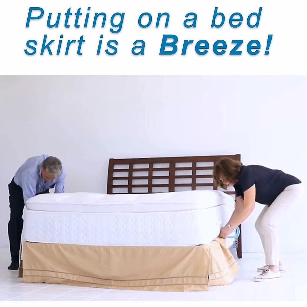 The Original Made in USA| Bed MadeEZ Bed Maker and Mattress Lifter Tool Helps Lift and Hold The Mattress- Can Tuck Sheets or Bed Skirts Alleviating Excess Strain