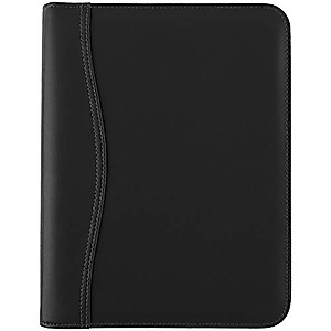 AT-A-GLANCE Genuine Leather Undated Starter Set, Desk Size, Black (031-0540-05)