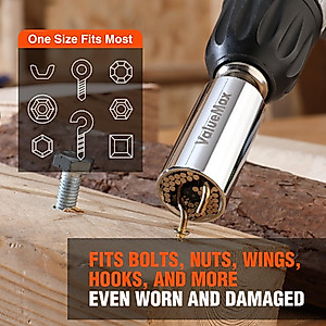 VALUEMAX 4 PCS Super Universal Socket Tools Gifts for Men, Christmas Stocking Stuffers for Father, Birthday Gifts, Cool Stuff Gadgets for Dad, Boyfriend, Power Drill Adapter (7-19 MM)