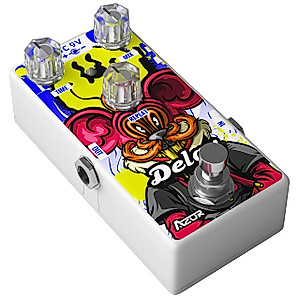AZOR Digital Delay Guitar Effect Pedal Mouse Vintage Unique Tones Delay Pedal for Electric Guitar AP508