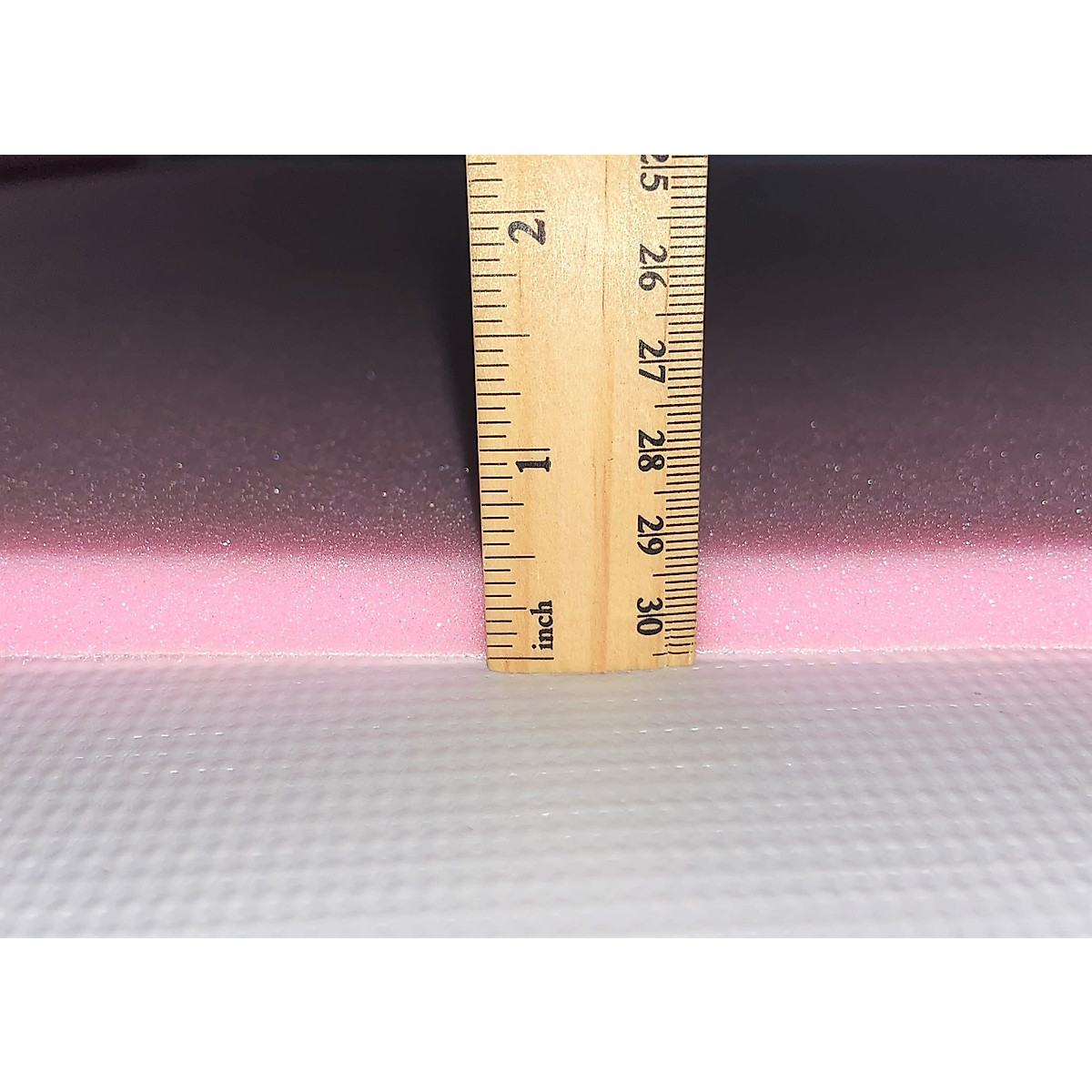 USA Fabric Store 1/2 in Pink Sew Foam Scrim Cloth Backed Premium Pleating Padding Upholstery 57 in Wide by The Yard