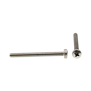 Prime-Line 9131281 Machine Screws, Metric, Pan Head, Phillips Drive, M4-0.7 X 45MM (10 Pack)