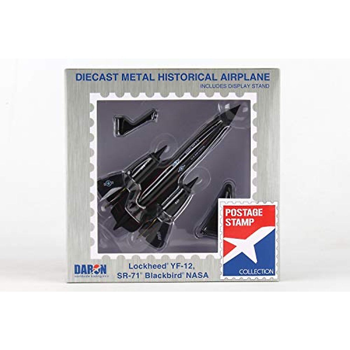 Daron Postage Stamp NASA YF-12 (SR-71 Blackbird) (1:200) PS5389-1