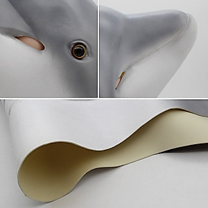 PartyHop - Dolphin Mask - Halloween Party Latex Sea Animal Mask