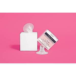Pumping Pretty Pump Flange Inserts, Compatible with Wearable Breast Pumps, Fits Into 24/25mm Flanges, Breast Pump Accessories, Flange Inserts Suitable for Flat and Elastic Nipples, 2-Pc Set, 19mm