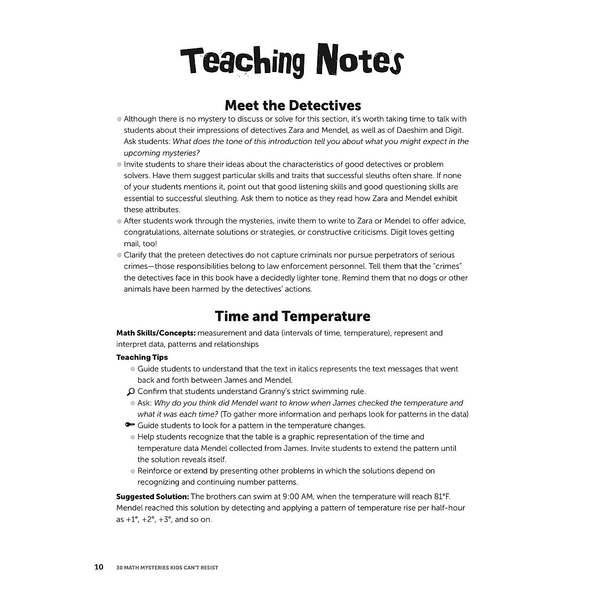 Scholastic 30 More Math Mysteries Kids Can't Resist!, Grades 3-5