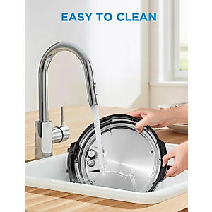 Midea 12-in-1 Electric Pressure Cooker, 8 Quarts, 12 Presets, Multi-Functional Programmable Slow Cooker, Rice Cooker, Steamer, Sauté Pan, Yogurt Maker, and More, Stainless Steel