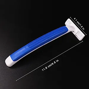 Disposable Razors in Bulk,razors individually wrapped bulk,Twin Blade Razors with Clear Safety Cap and Shaving Cream, Razors For Homeless, Hotel,Air Bnb,Shelter/Homeless/Travel (100PCS)