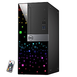 Dell Custom Built Tower Computer Desktop Intel Core i7-6700 Processor 3.40 GHz 16GB RAM 512GB SSD GeForce GT 1030 2GB Windows 10 Pro Wi-Fi Gaming PC Keyboard & Mouse HDMI (Renewed)