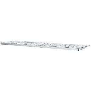 Apple Magic Keyboard with Numeric Keypad: Wireless, Bluetooth, Rechargeable. Works with Mac, iPad, or iPhone; US English - White