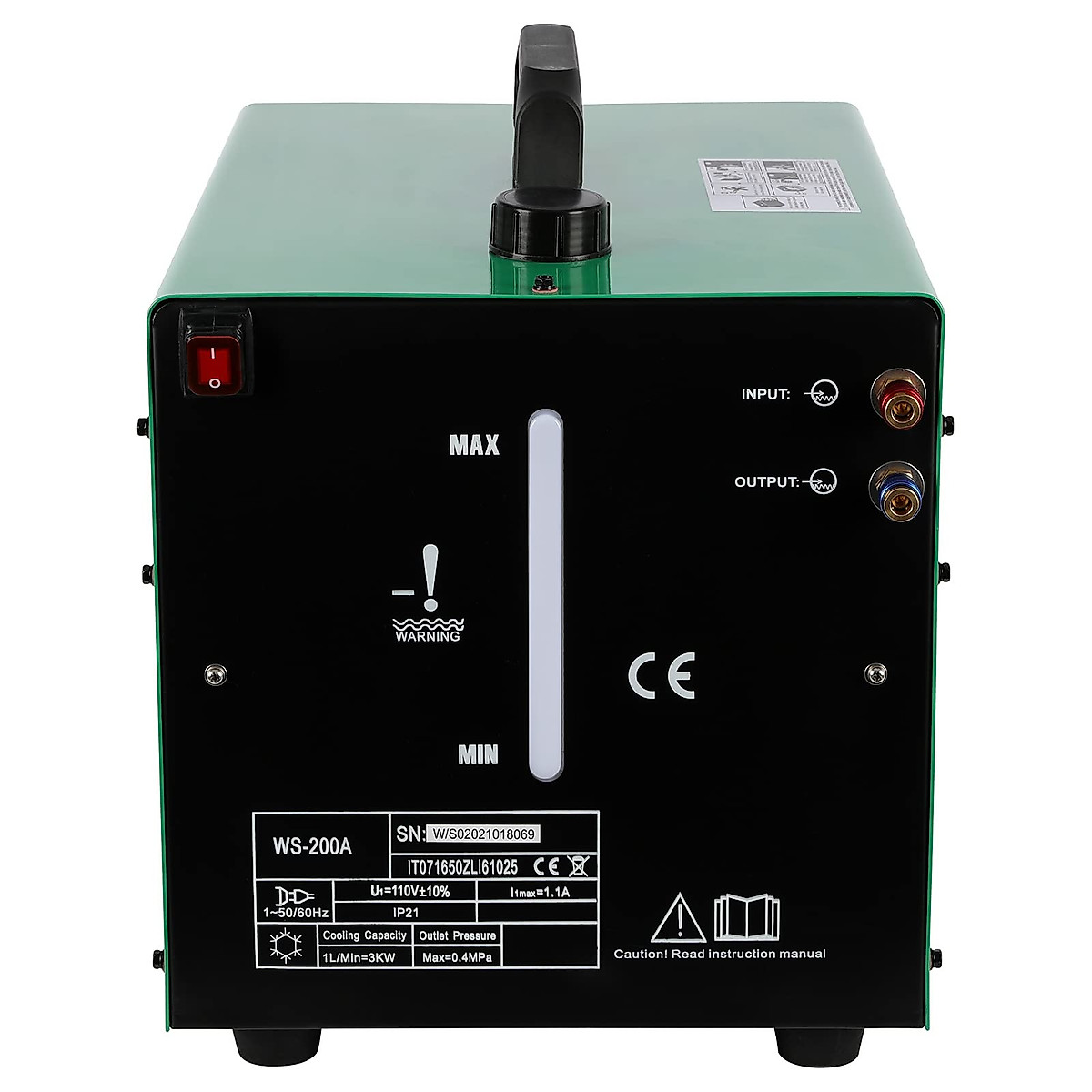 Taishi Tig Cooler,TIG MIG Welder Torch Water Cooling system,20L Water Tank Capacity Cooled Tig Torch 370W, 110V Universal Usage Cooling Torch