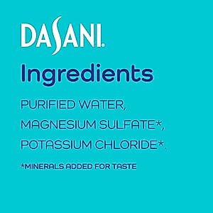 DASANI Purified Water Enhanced with Minerals, 16.9 Fl Oz (Pack of 24)