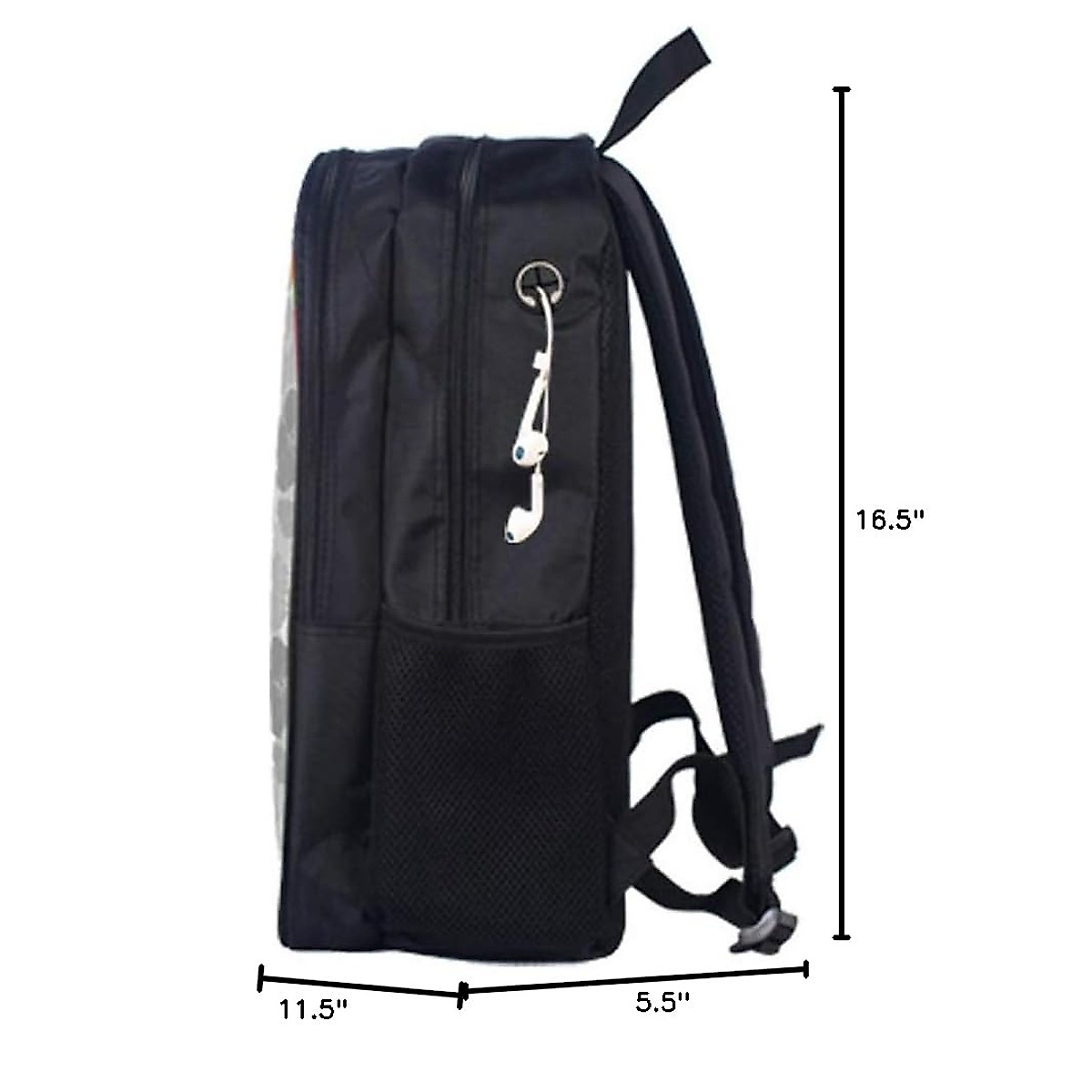 Children Backpack Unisex Pupils Cartoon Students Bookbag Canvas Schoolbag Kid's Knapsack Teens Boy Girl Daypack (Style 1)