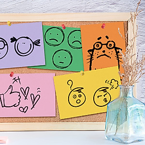 Koogel Blank Index Cards, 180PCS Flash Cards Unruled 4 x 6 Inch Note Cards Study Cards 9 Neon Colors for School Learning Office Memo