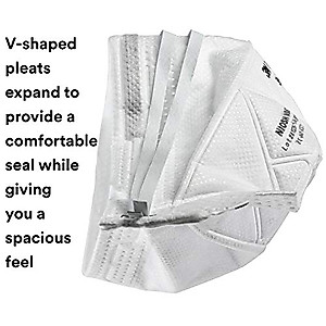3M N95 Respirator, VFlex Particulate Respirator 9105, Disposable, Sweeping, Sanding, Grinding, Sawing, Bagging, Dust, 50/Box