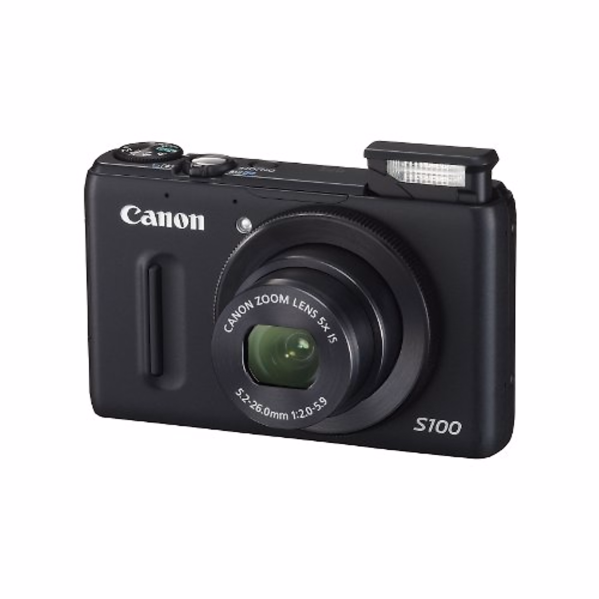 Canon PowerShot S100 12.1 MP Digital Camera with 5x Wide Angle Optical Image Stabilized Zoom (Black)