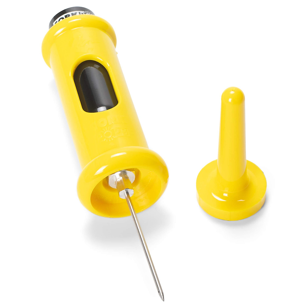 Cork Pops Canary Yellow 6.5 Inch Original Wine Bottle Opener