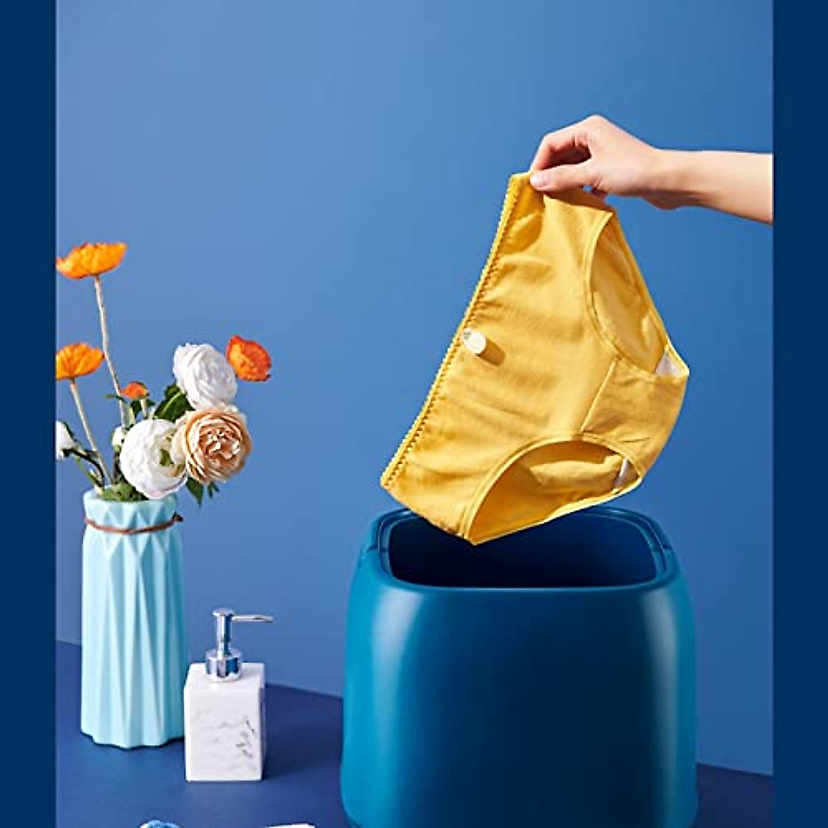 ZLXDP Mini Washing Machine Small Underwear Portable Washing Machine (Color : Light Blue)