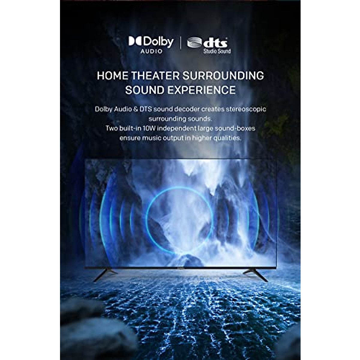 Skyworth 55 Inch S6G Plus Premium 4K Smart Android 10.0 TV, HDR10, Dolby Audio, Smart with Voice Control, Google Assistant, Chromecast, Android TV