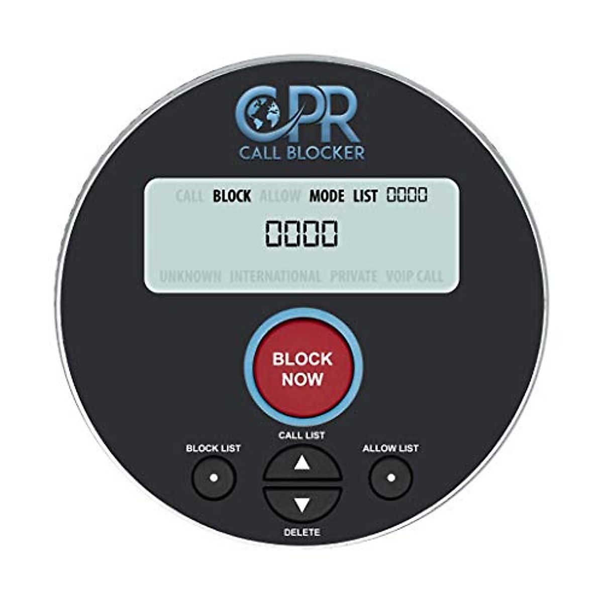 CPR V10000 - Landline Phone Call Blocker with Dual Mode Protection. Pre-Loaded with 10,000 Known Robocall Scam Numbers - Block a Further 2,000 Numbers at a Touch of a Button