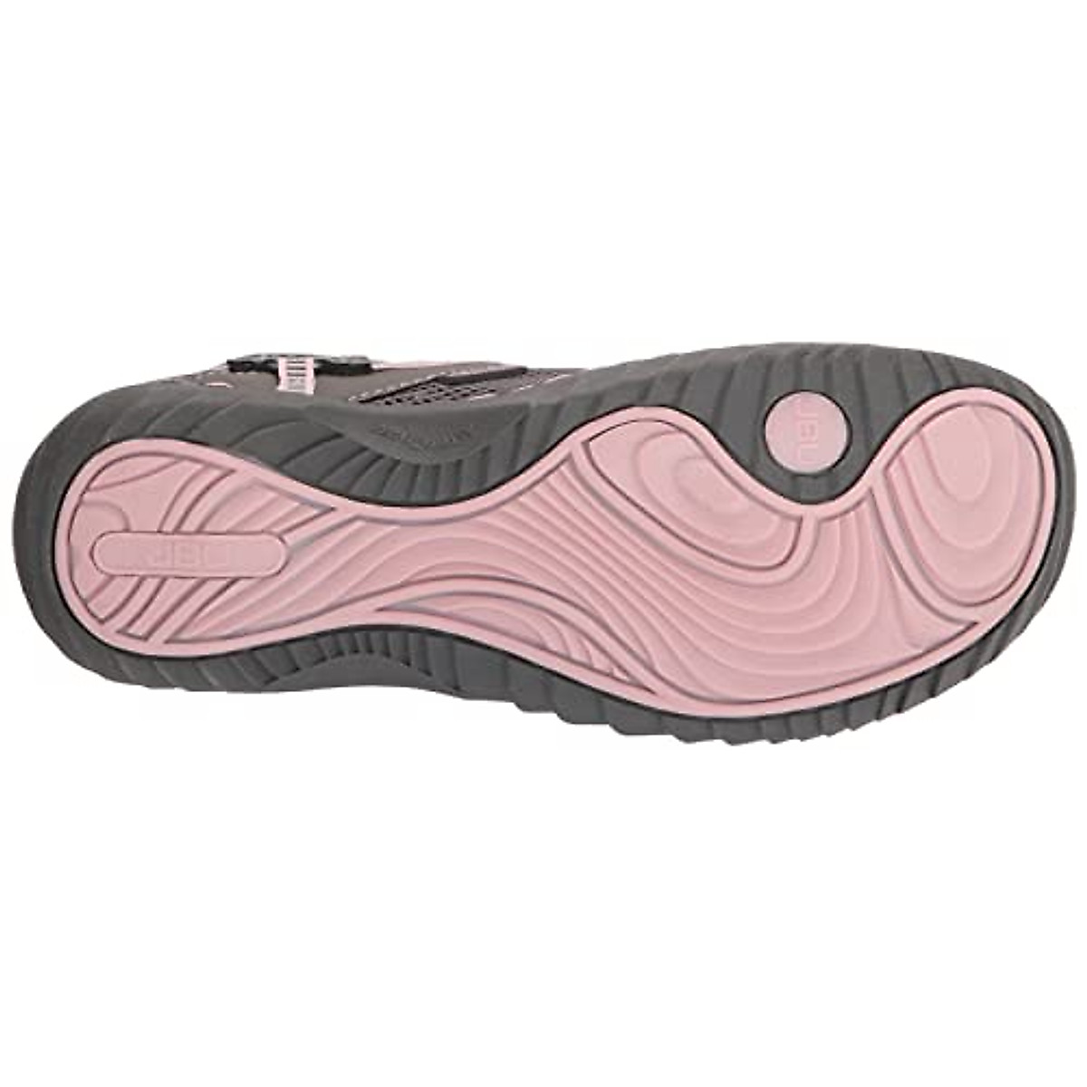 JBU by Jambu Women's Tahoe Water Ready Sneaker, Grey/Petal, 9.5