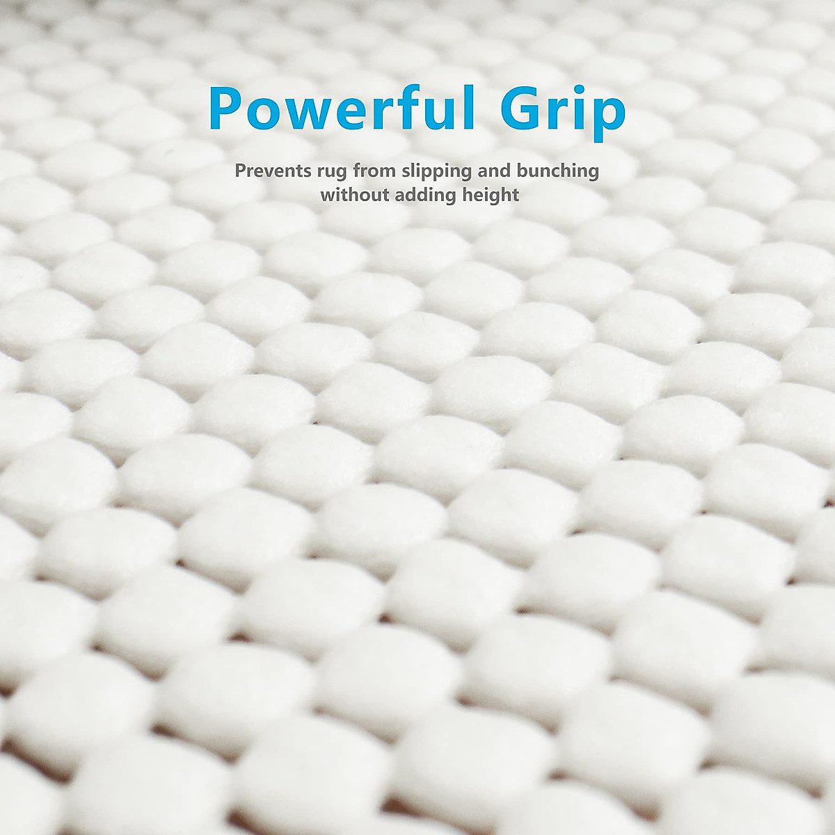 TJWODO Non Slip Area Rug Pads Non Skid Rug Gripper 8x10 Feet Extra Thick Pad Anti-Slip Carpet Rug Mats for Hardwood Surface Floors, Keep Rugs Safe and in Place (8 x 10 Ft)