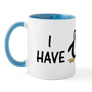 CafePress Happy Feet Penguin Mug Ceramic Coffee Mug, Tea Cup 11 oz