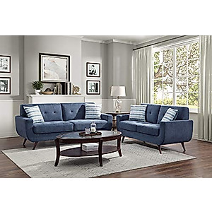 Lexicon Fairmont Living Room Sofa, Blue