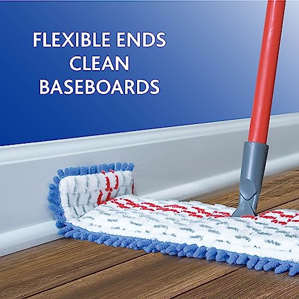 O-Cedar Hardwood Floor 'N More Microfiber Flip (4-Pack) Mop Refill, 4 Count (Pack of 1)