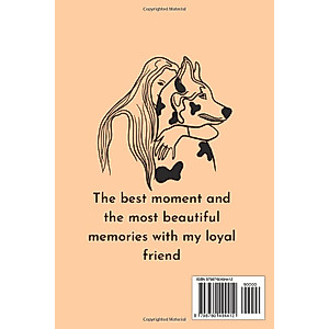 WITH MY DOG: dog memory book, keepsake , journal notebook for dog lovers , pet memories , puppy life