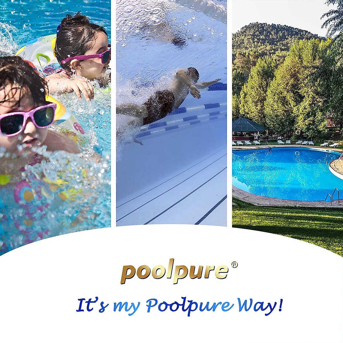 POOLPURE Spa Filter Replaces Watkins 303279, PFF42TC-P4, 78460, FC-2402, Lifesmart, Freeflow, AquaTerra, Hydromaster, Grandmaster, Simplicity, Bermuda Hot Tub Filters, 1 1/2" MPT Fine Thread, 2 Pack