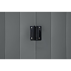 Arrow Classic Steel Storage Shed, 10x14, Charcoal