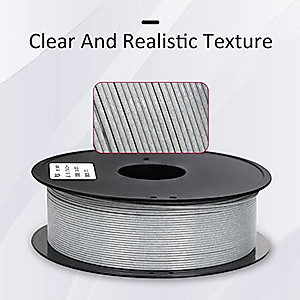 AVOMEB 1.75mm PLA Printer Filament Marble Color, 3D Printer Filament 1kg Spool/2.2lbs, Dimensional Accuracy +/- 0.02mm, 3D Printing Filament