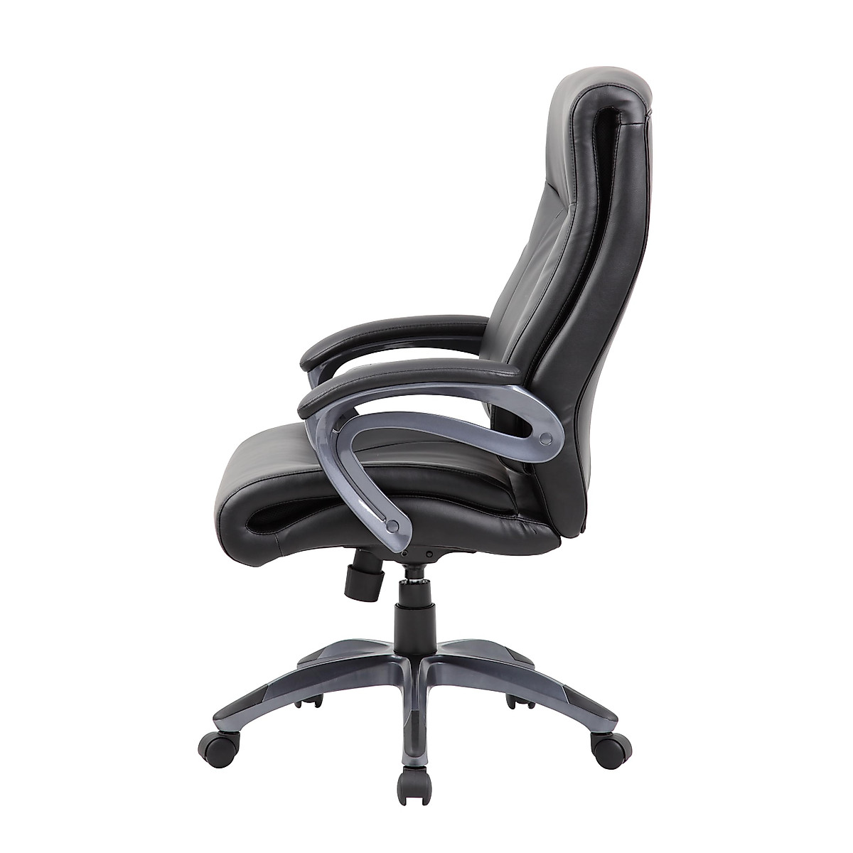 Boss Office Products Boss Double Layer Executive Chair, Black (B8661)