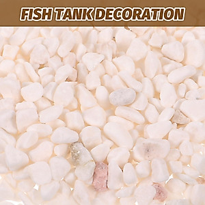 POPETPOP 1 Bag of River Rock Stones Natural Pebbles Gravel Outdoor Decorative Stones Garden Landscaping Stones Gravel Filler for Plant Aquariums Landscaping Vase Fillers