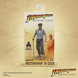 Indiana Jones and The Dial of Destiny Adventure Series Renaldo Action Figure, 6-inch Action Figures, Toys for Kids Ages 4 and up