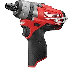 MILWAUKEE'S Cordless Screwdriver, 12V, 1/4 In., Red (2402-20)