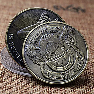 Wetter is Better Good Luck Heads Tails Challenge Coin Sexy Bikini Pin Up Girl's Commemorative Coin Collection Coins